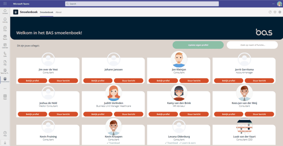 Smoelenboek voor Teams & SharePoint - HR Future Proof