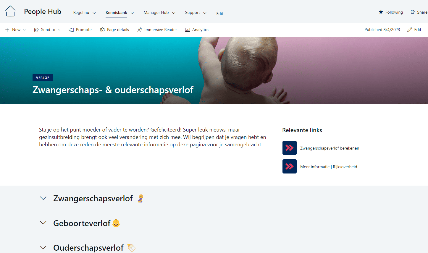 Digitaal personeelshandboek in SharePoint en Teams - HR Future Proof