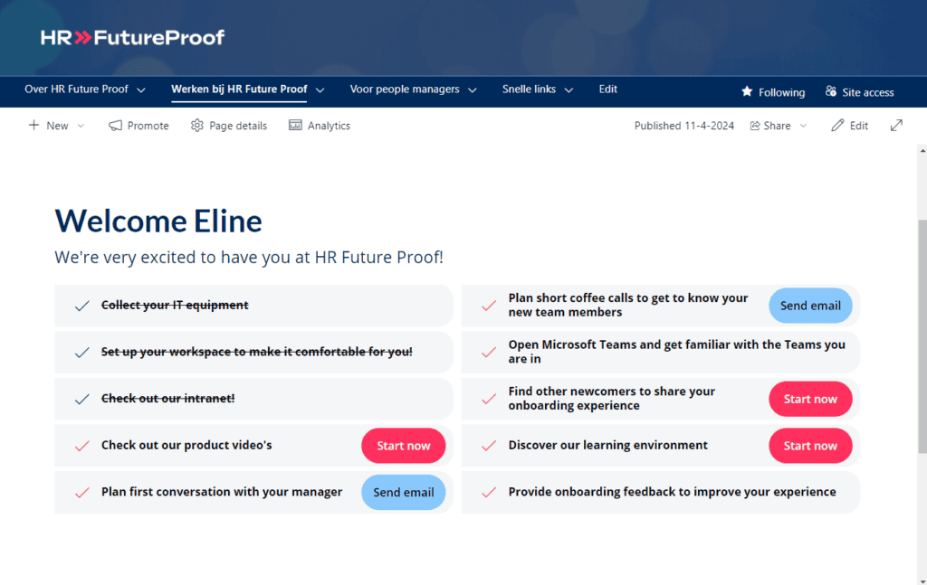 Hoe je SharePoint gebruikt voor onboarding: 7 ideeën voor HR-teams - HR Future Proof