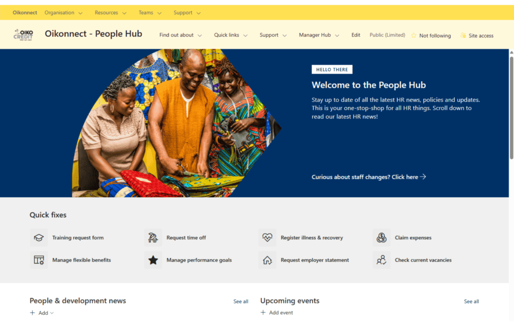 7 voorbeelden van een uniek intranet in SharePoint (2025)